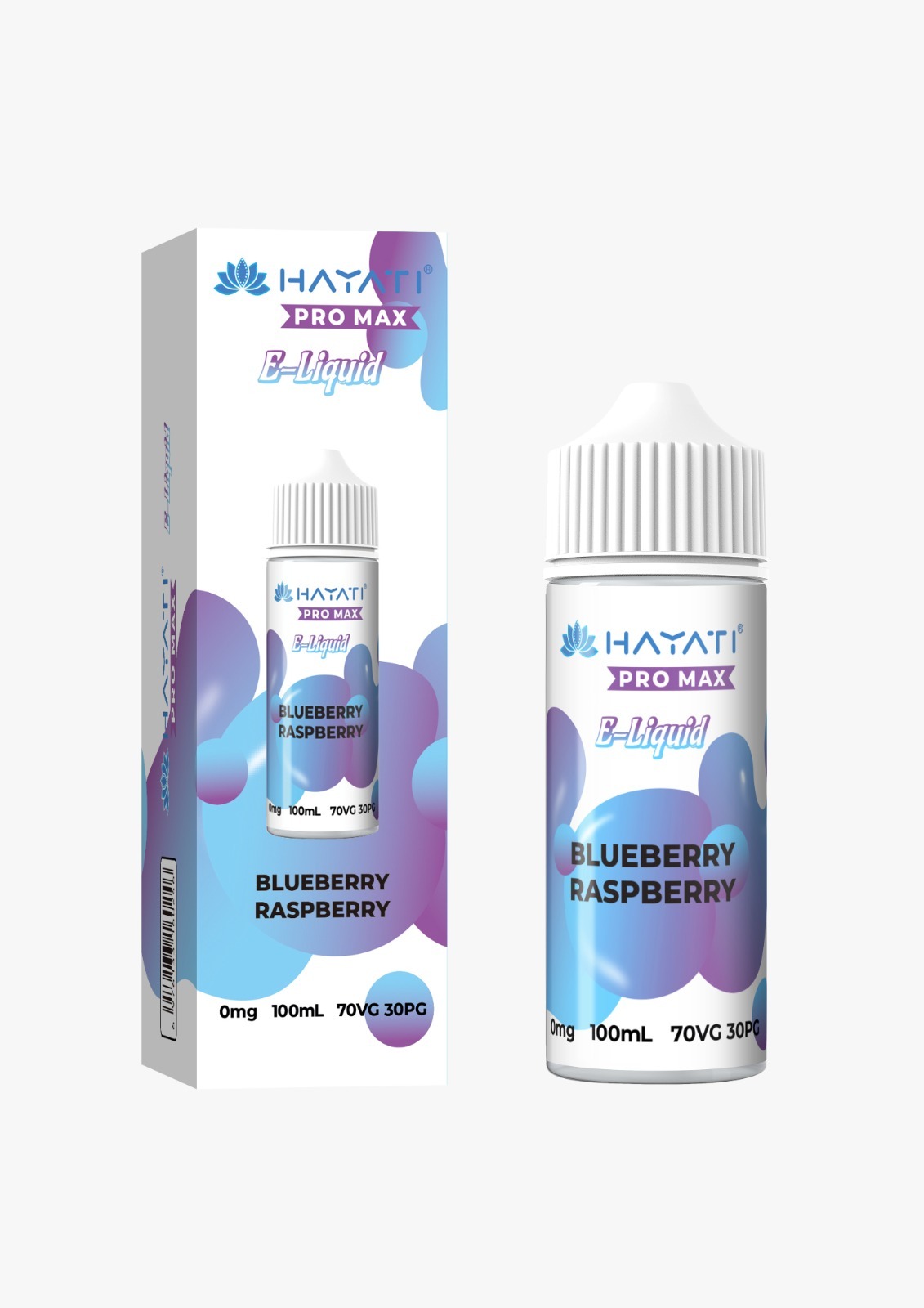 BLUEBERRY RASPBERRY 100ML E LIQUID HAYATI PRO MAX | UK Vape Store | E ...