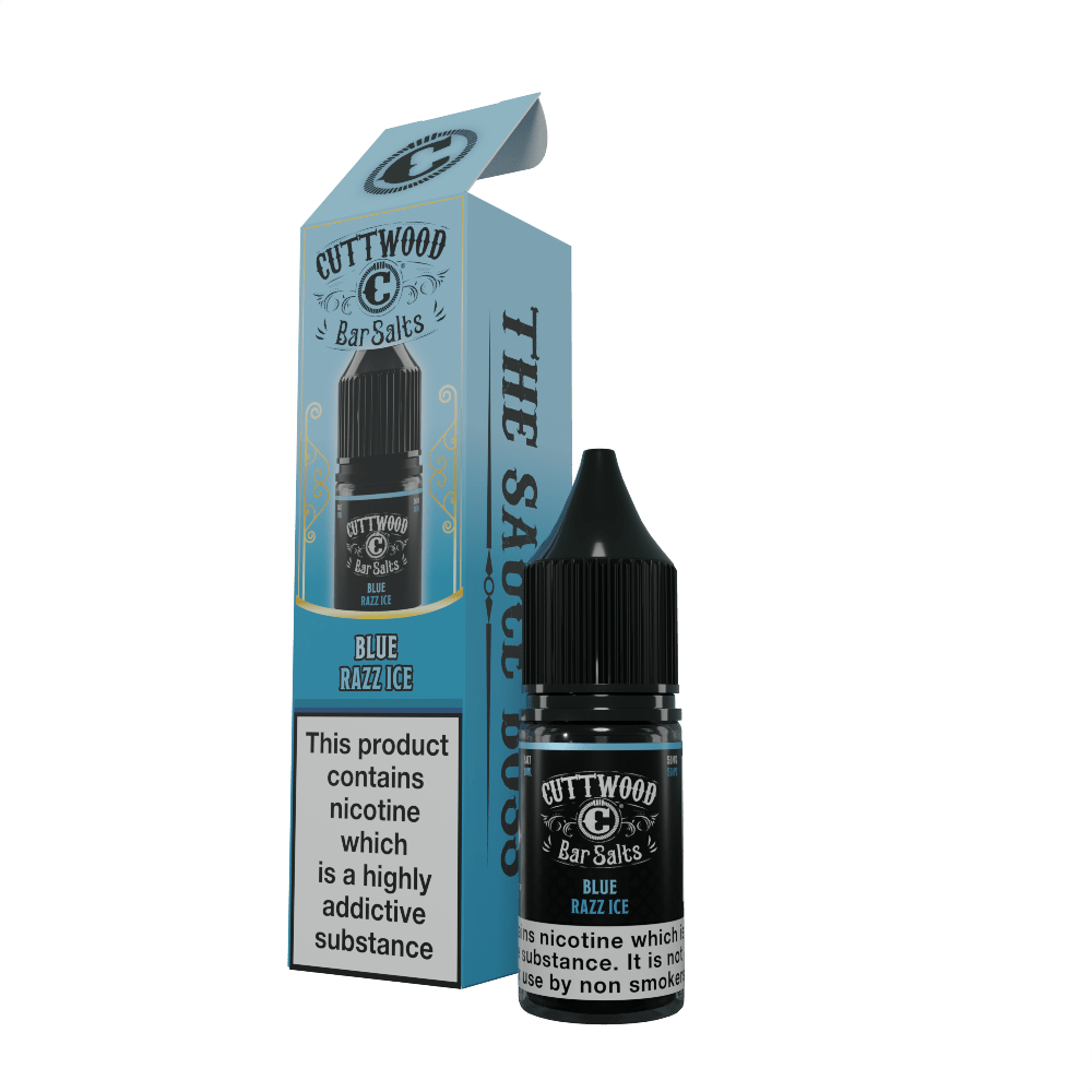 BLUE RAZZ ICE BAR SALTS 10ML NIC SALT CUTTWOOD | UK Vape Store | E-Cig ...