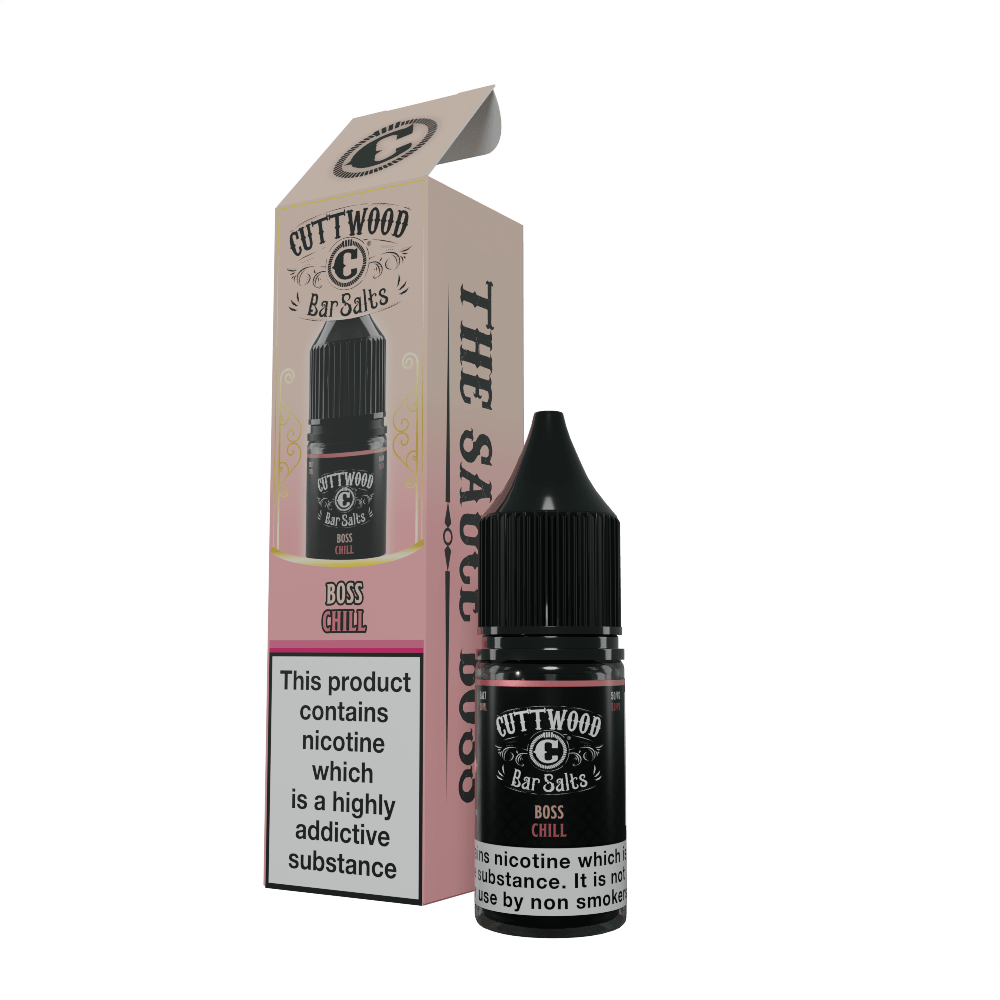 BOSS CHILL BAR SALTS 10ML NIC SALT CUTTWOOD | UK Vape Store | E-Cig Clouds