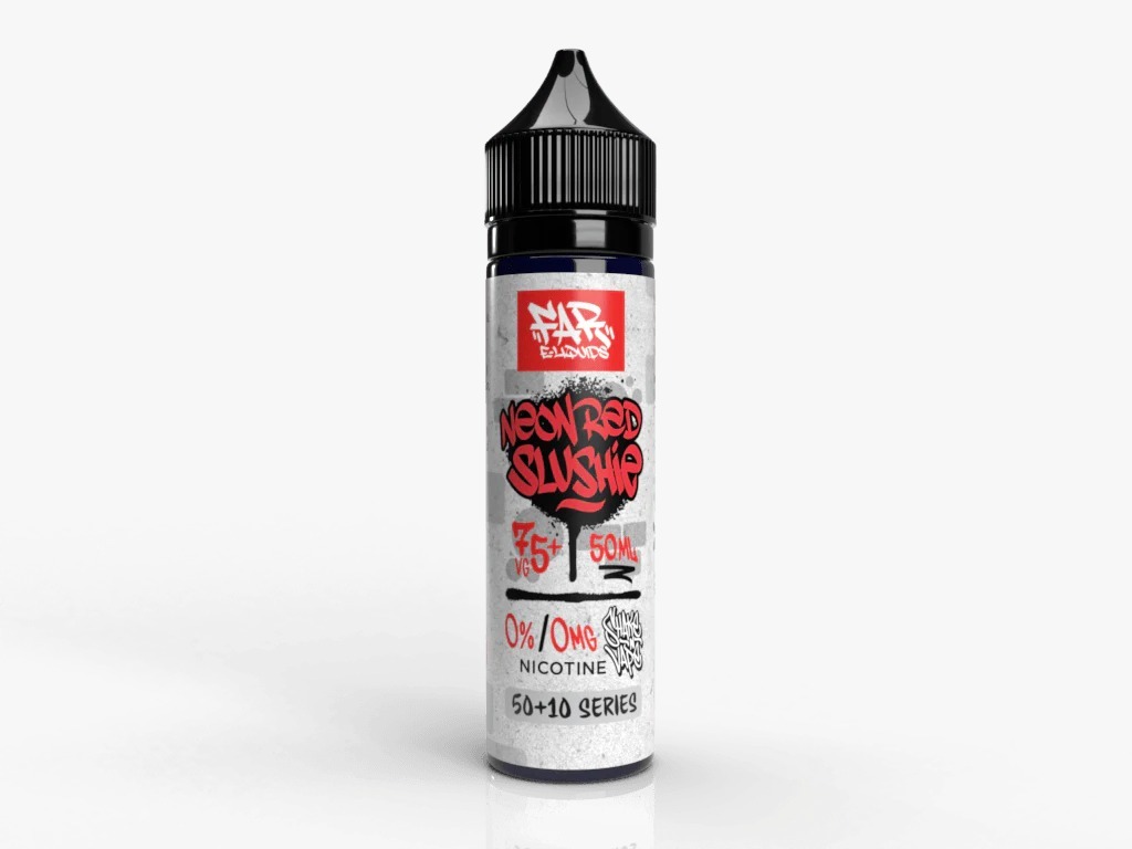 NEON RED SLUSHIE 50ML E LIQUID FAR ELEMENT | UK Vape Store | E-Cig Clouds