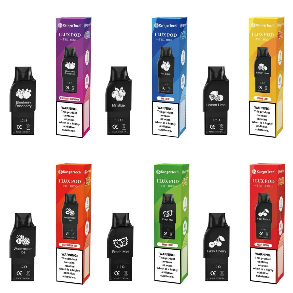 KANGERTECH I LUX TRI BOX PREFILLED PODS 20MG (2 PACK) | UK Vape Store ...