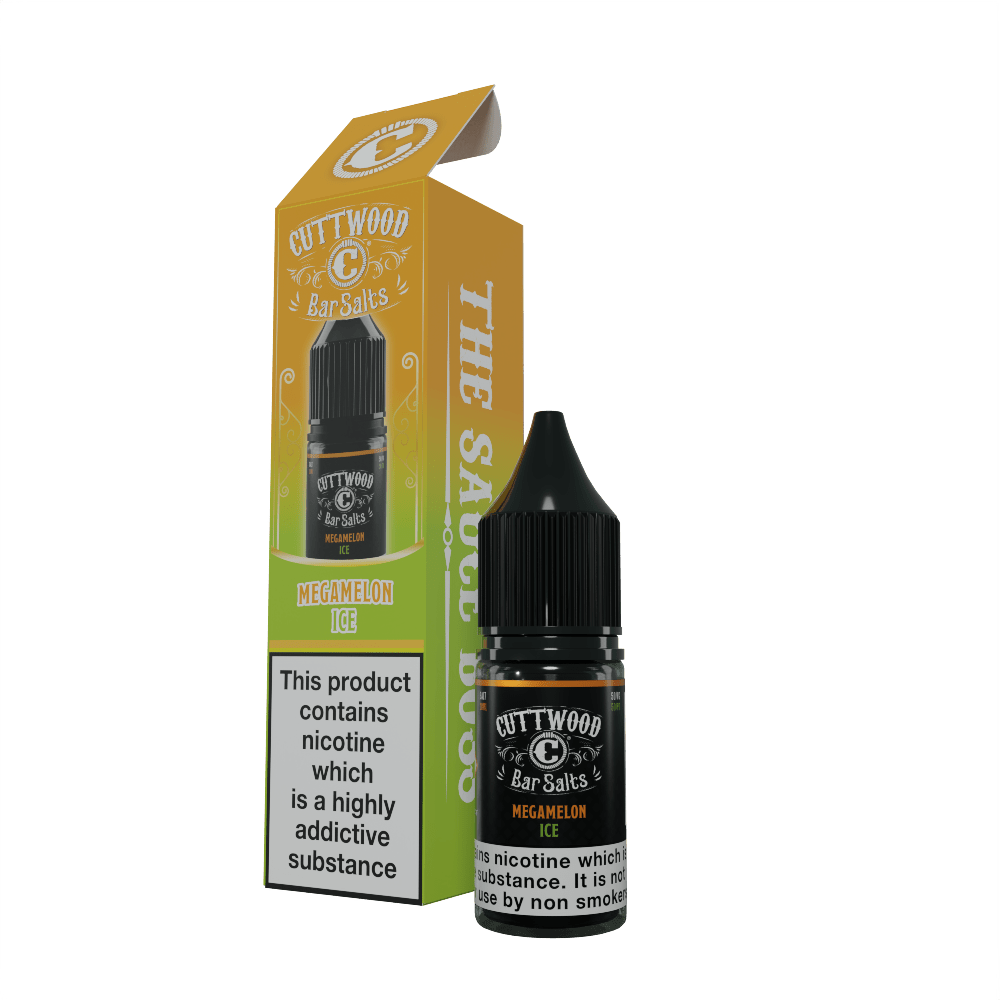 MEGAMELON ICE BAR SALTS 10ML NIC SALT CUTTWOOD | UK Vape Store | E-Cig ...