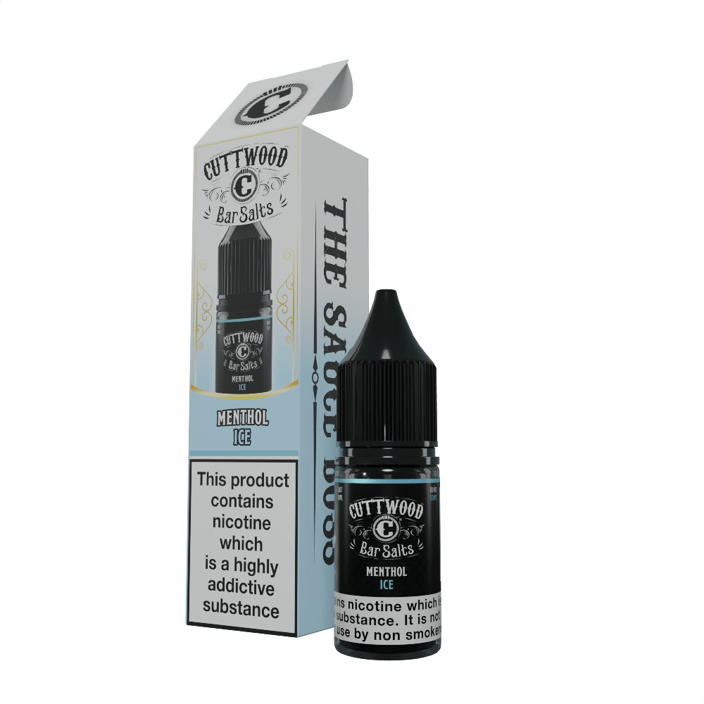 MENTHOL ICE BAR SALTS 10ML NIC SALT CUTTWOOD | UK Vape Store | E-Cig Clouds