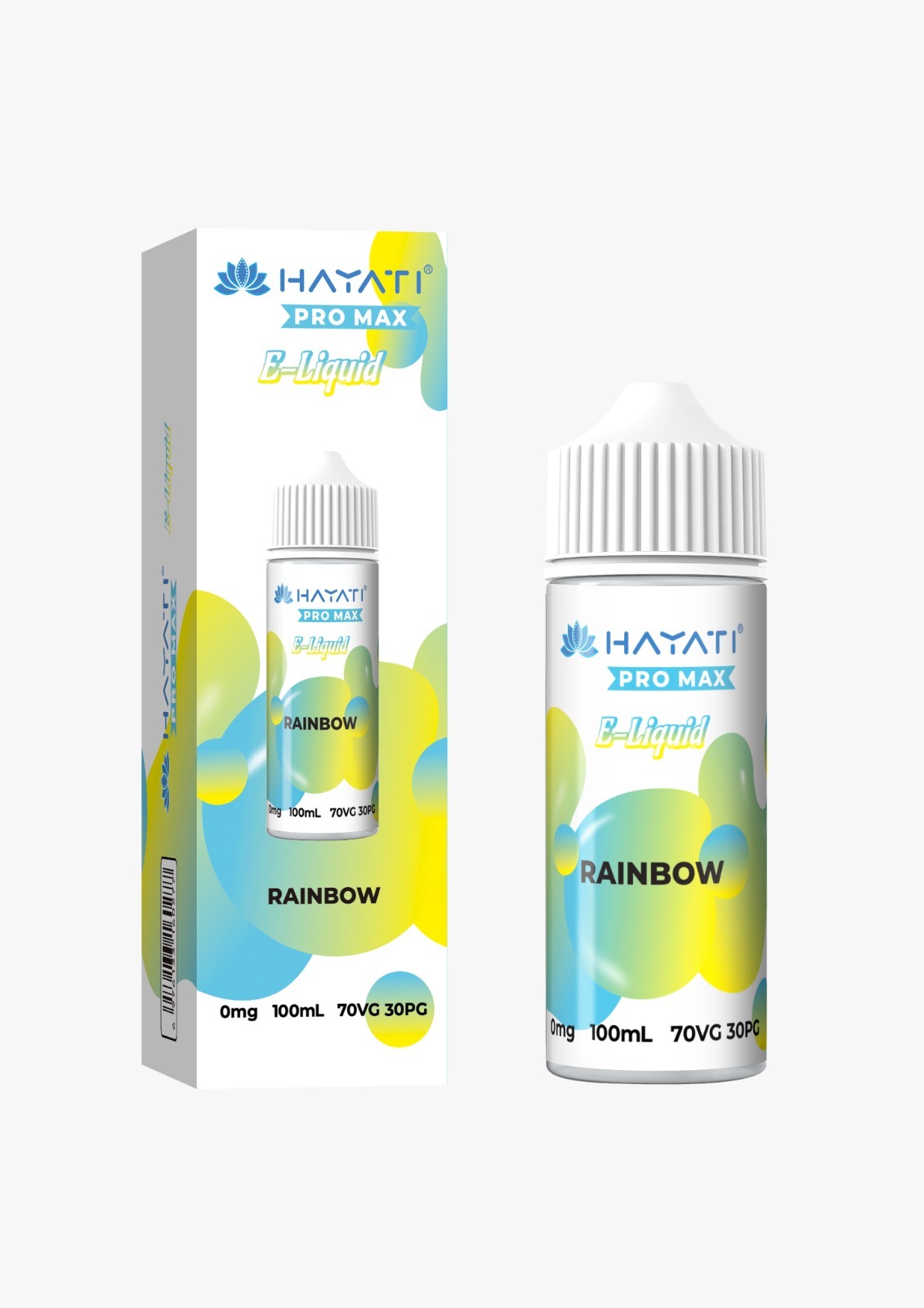RAINBOW 100ML E LIQUID HAYATI PRO MAX | UK Vape Store | E-Cig Clouds