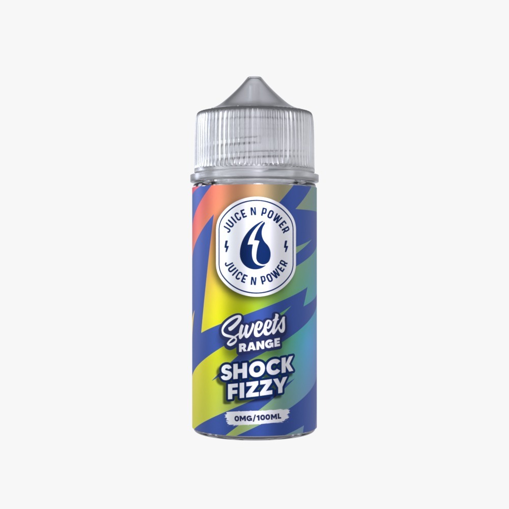 SHOCK FIZZY SWEETS 100ML E LIQUID JUICE N POWER | UK Vape Store | E-Cig ...