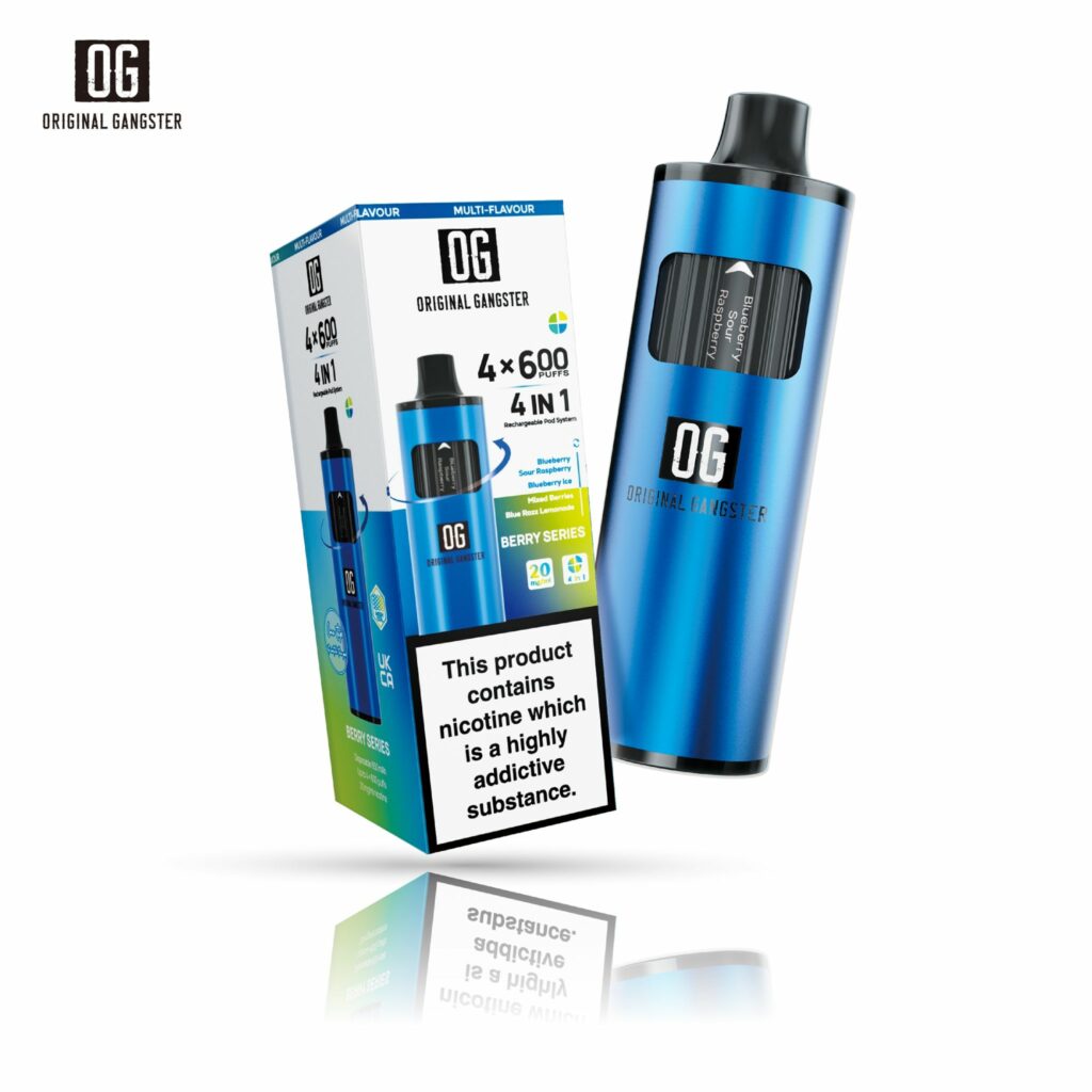 Original Gangster Og 2400 4 In 1 Prefilled Pod Vape Kit