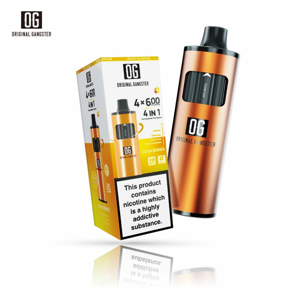 Original Gangster Og 2400 4 In 1 Prefilled Pod Vape Kit