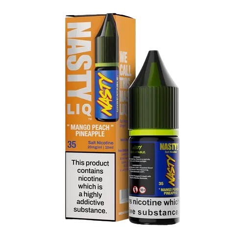 MANGO PEACH PINEAPPLE 10ML NIC SALT NASTY LIQ | UK Vape Store | E-Cig ...