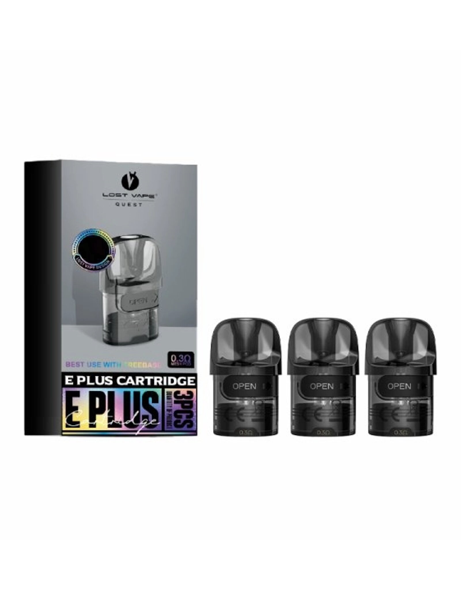 LOST VAPE E-PLUS REPLACEMENT POD CARTRIDGE (3 PACK) | UK Vape Store | E ...