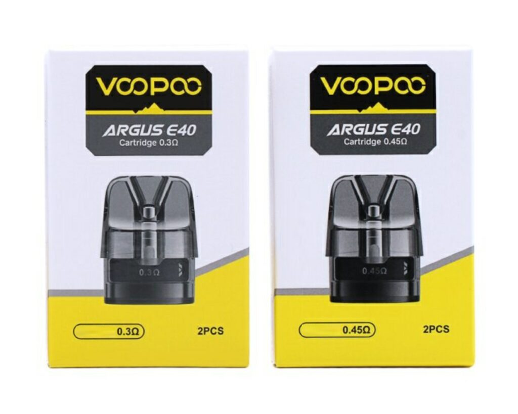 VOOPOO ARGUS E40 REPLACEMENT POD CARTRIDGES (2 PACK) | UK Vape Store ...