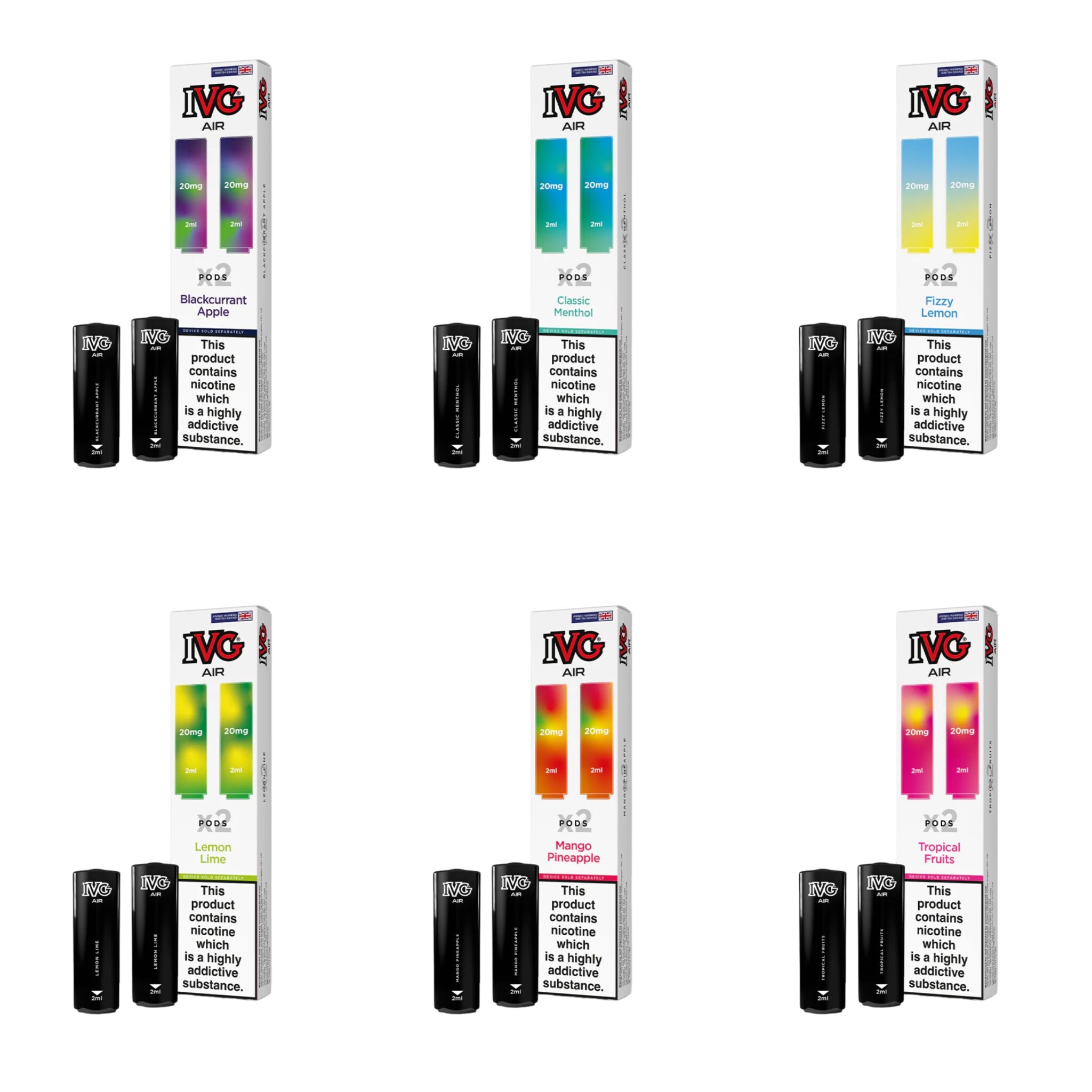 IVG Shortfills & Flavours | E-Cig Clouds UK