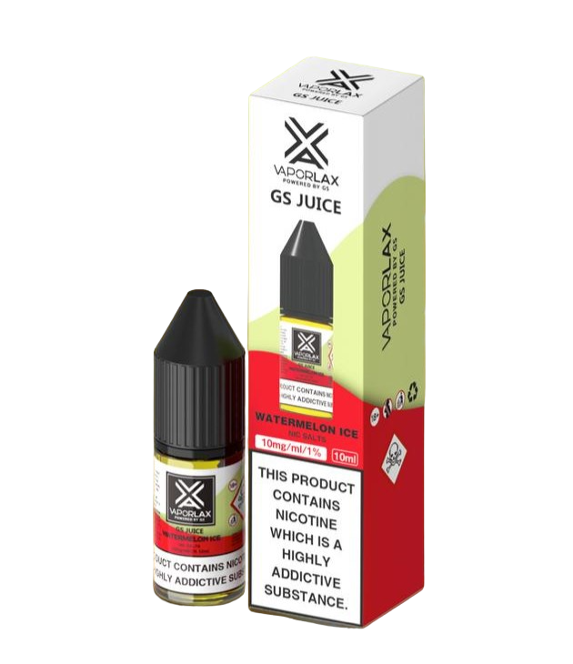 WATERMELON ICE 10ML NIC SALT VAPORLAX | UK Vape Store | E-Cig Clouds