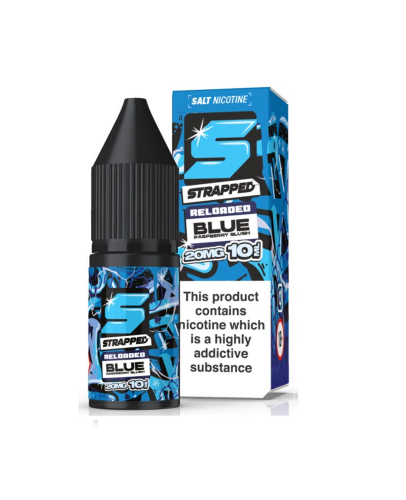 Blue Raspberry Slush 10ml Nic Salt Strapped | E-Cig Clouds