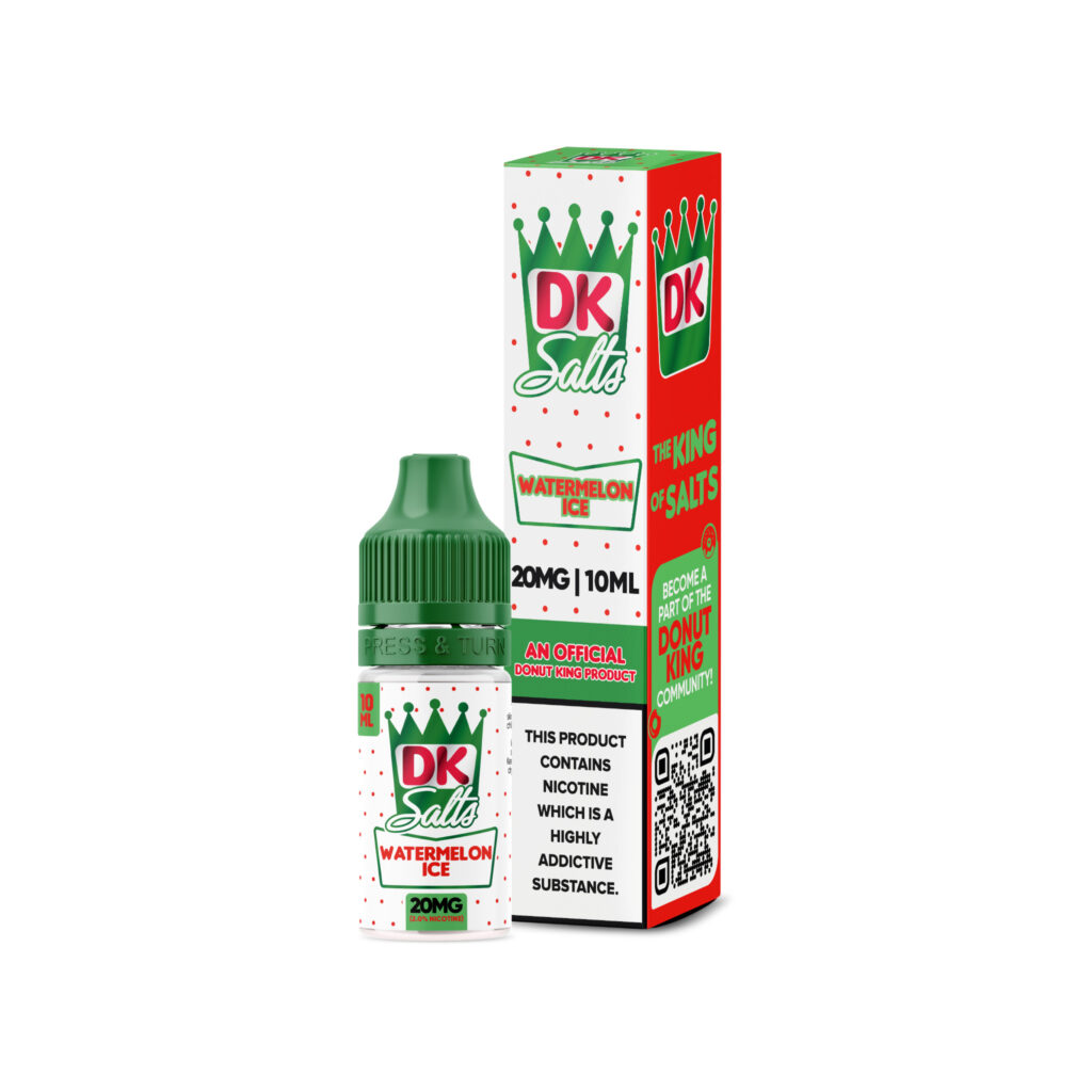 WATERMELON ICE 10ML NIC SALT DONUT KING | UK Vape Store | E-Cig Clouds