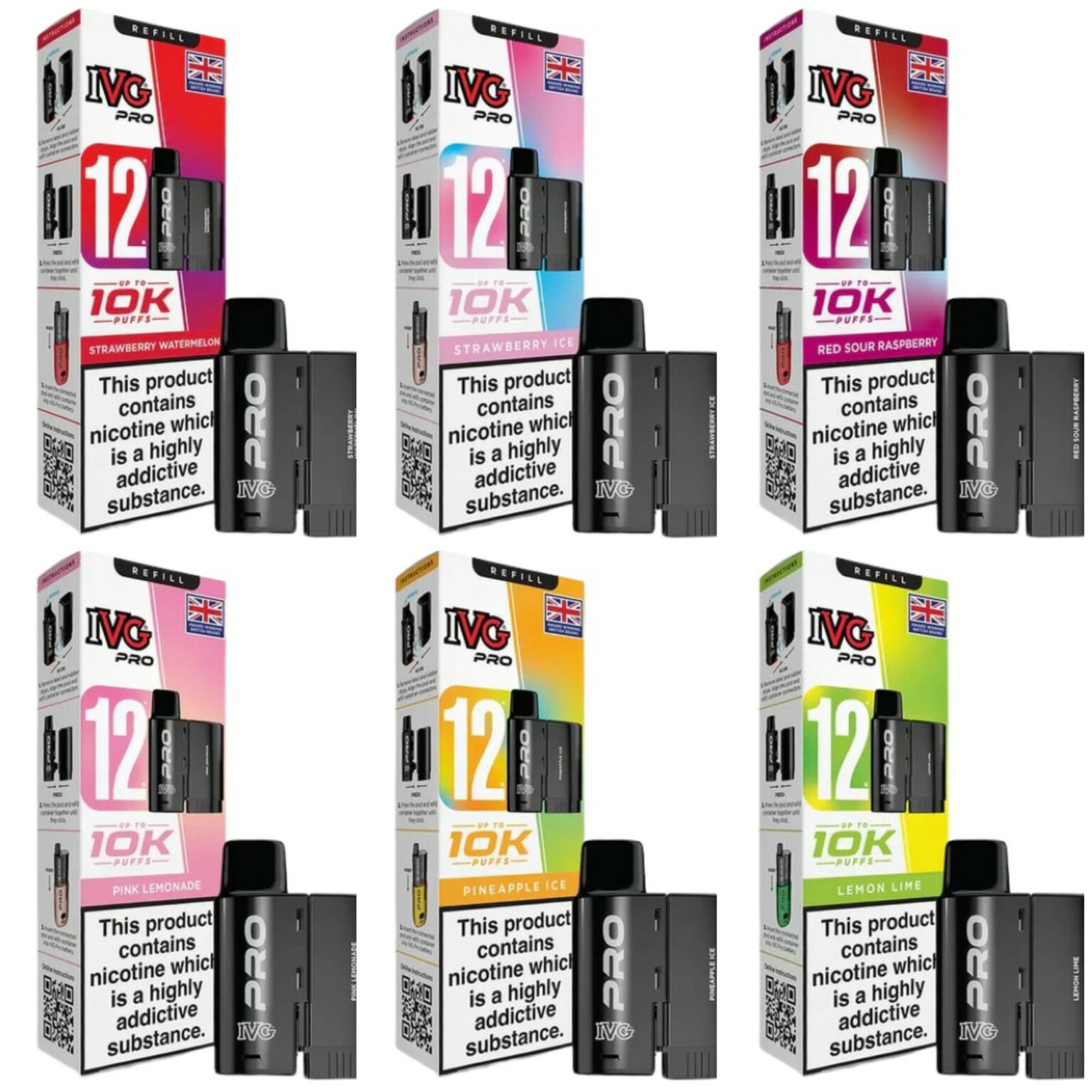 IVG Shortfills & Flavours | E-Cig Clouds UK