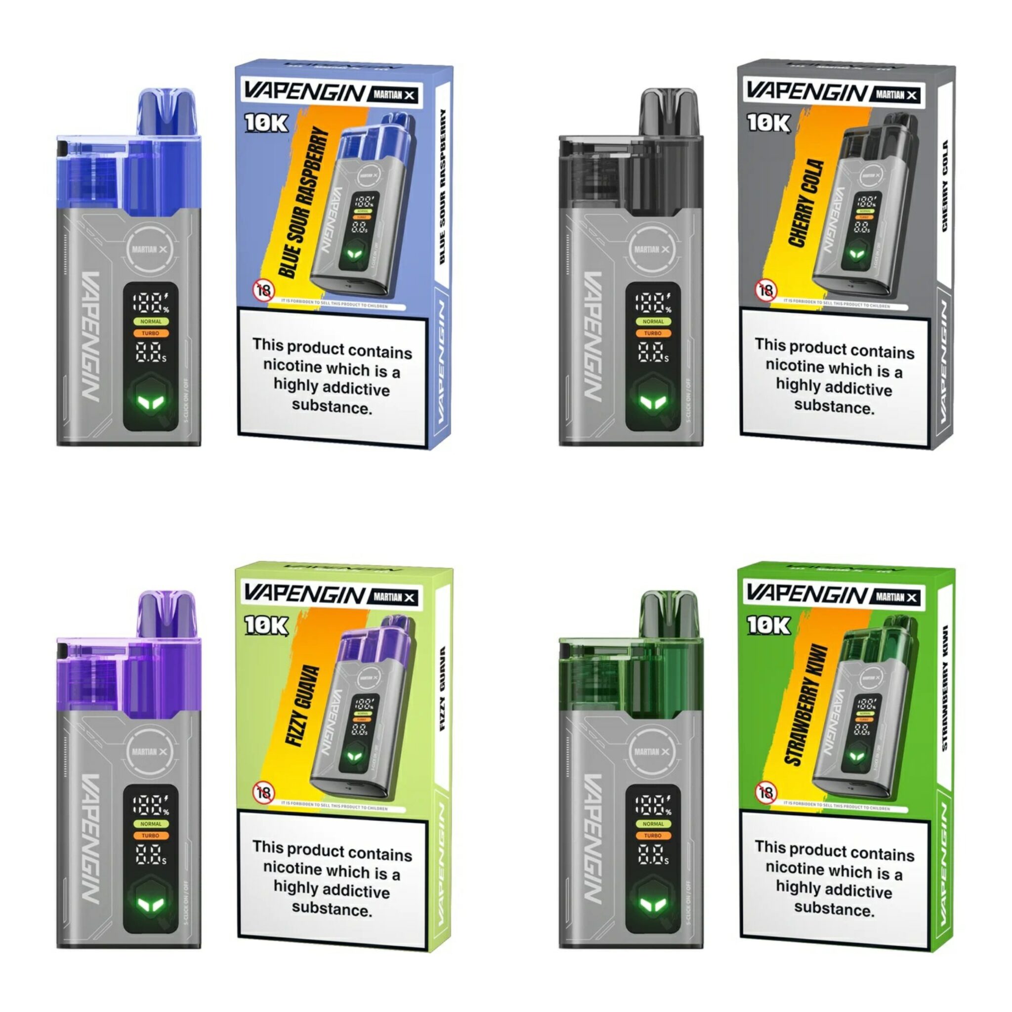 Vapengin Martian X 10k Prefilled Pod Vape Kit | E-Cig Clouds