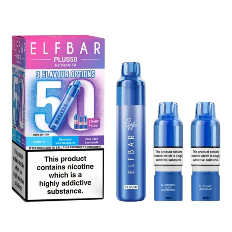 Elf Bar Plus 50 Prefilled Pod Vape Kit | E-cig Clouds