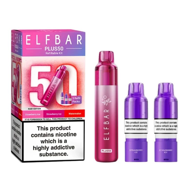 Elf Bar Plus 50 Prefilled Pod Vape Kit | E-cig Clouds