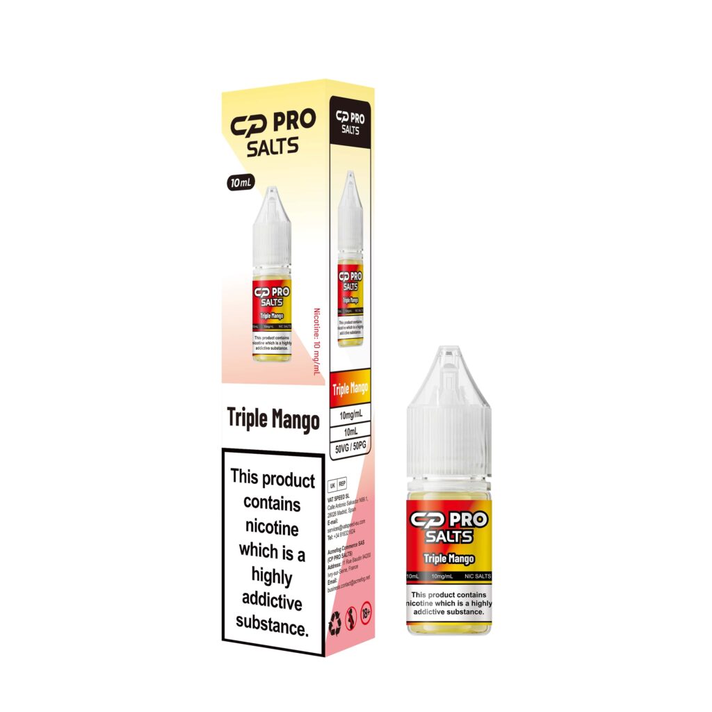 Triple Mango 10ml Nic Salt Crystal Cp Pro | E-Cig Clouds