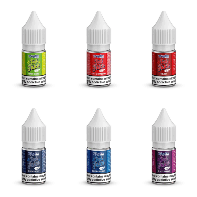 Kingston Pod Juice E Liquid 10 X 10ml = 100ml | E-Cig Clouds