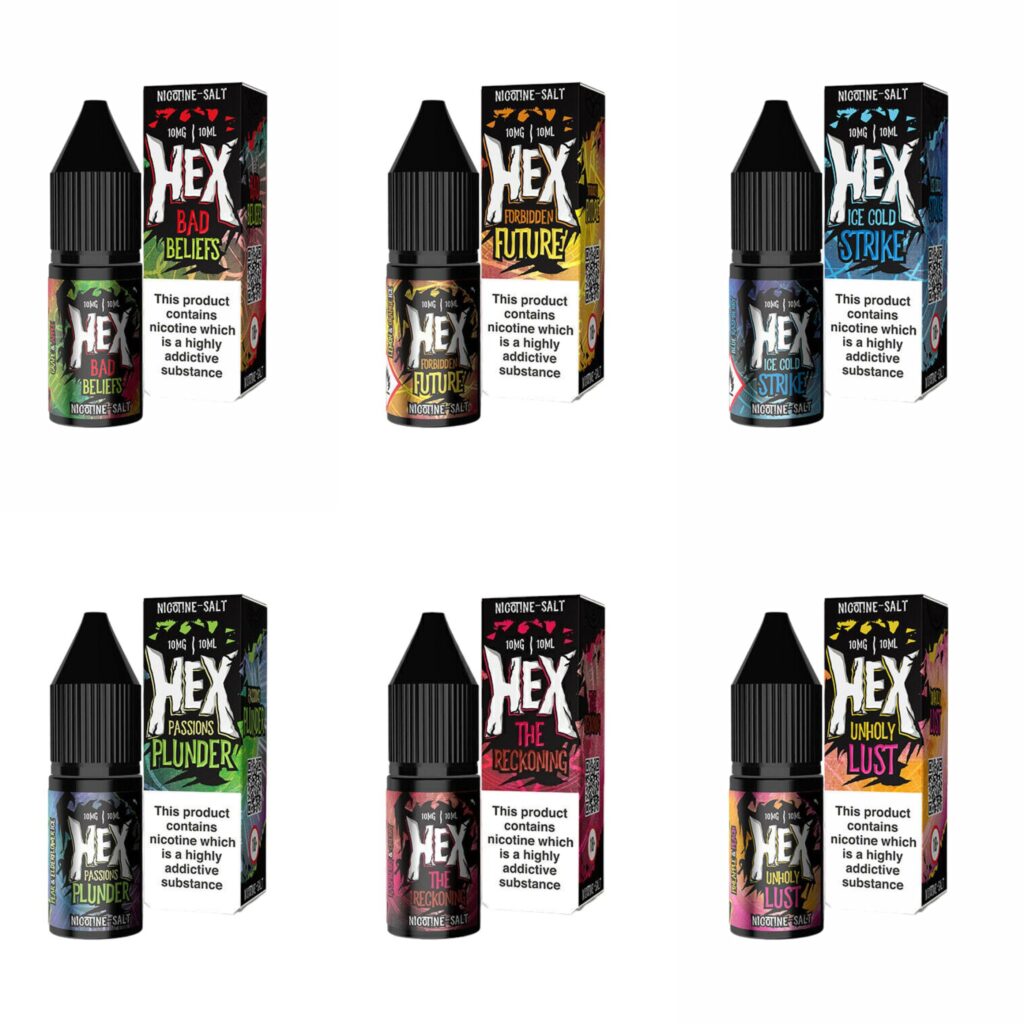 Hex 10ml Nic Salt Exp | UK Vape Store | E-Cig Clouds