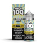 Keep It 100 Og Summer Blue (Blue Slushie Lemonade) 100ml E-liquid | E ...